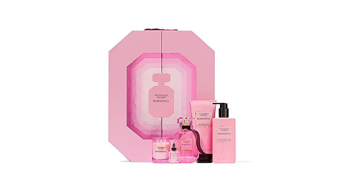 Victoria's Secret Bombshell Fragrance Gift Set - 5 Pieces for Women