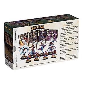 Skytear Nupten EXPANSION - Unleash Reality-Bending Powers with 4 New Heroes! Fighting Strategy Game for Kids & Adults, Ages 14+, 2-4 Players, 45 Minute Playtime, Made by Skytear Games