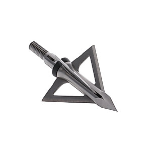 Truglo Titanium X QUADCUTTER 4 Blade 100 Grain Sharp Durable Fixed-Blade Hunting Crossbow Broadheads with Grade 5 Titanium Ferrule & Stainless Steel Blades - Spare Set of Blades Included