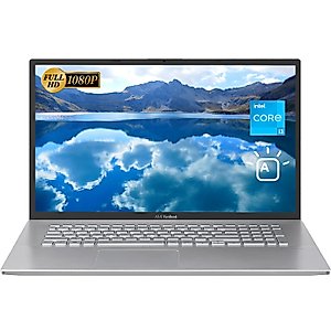 ASUS Newest Vivobook Laptop, 17.3" Full HD Non-Touch Screen, Intel Core i3-1115G4 Processor, 16GB DDR4 RAM, 512GB PCIe SSD, Wi-Fi 6, Backlit Keyboard, Bluetooth, HDMI, Windows 11 Home