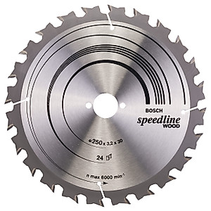 Bosch 2608640680 Circular Saw Blade "Top Precision" Sewot 9.84inx30mm 24T