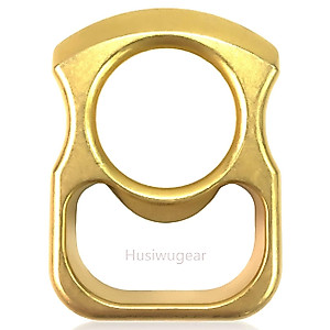 Brass Bottle Opener Handcrafted EDC Beer Bottle Opener Heavy Duty Beer Opener for Him Boyfriend Dad Husband Grandpa Father's Day Present