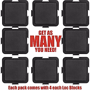 Loc Block • Work Gripping Block 4 Pack for Keeping Workpiece in Place. Great for Free Hand Routing • Sanding • Painting • Staining and General Finishing