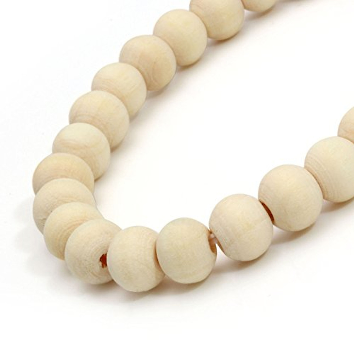 MILAKOO 5 Pcs Wooden Beaded Bracelet Bangle for Men and Women Elastic 8MM Beads