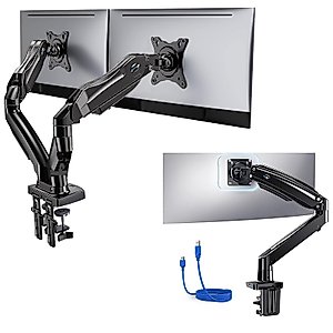 HUANUO Dual Monitor Stand 30 Inch & HUANUO Single Monitor Stand 35 Inch