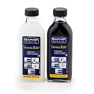 SAPHIR Vernis Rife - Patent Leather Cleaner - Shine, Clean and Protect against Cracking - Neutral - 100mL