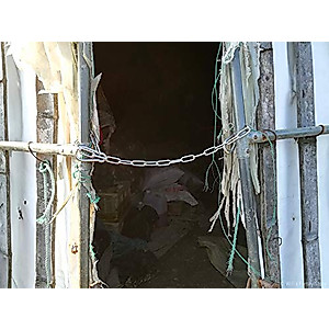 Will's Family Store 20 inch Stainless Steel Barn Chain with Carabiner for Livestock Gate Latch 2 Pack