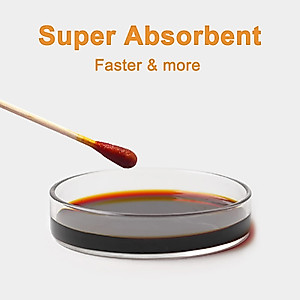 1000 ct (2000 Tips) Bamboo Cotton Swabs - Biodegradable Double Tips Cotton Buds - Natural Organic Cotton Swabs - Pure Cotton Buds For Ear Beauty & Personal Care