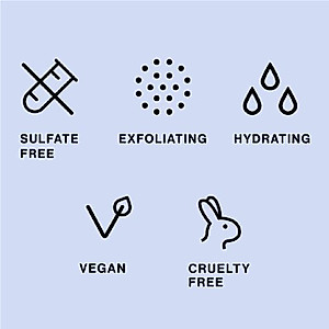 OffCourt Sulfate-Free Body Wash for Men & Women - Non-Drying Exfoliator with Glycolic & Lactic Acids Leaves Skin Fresh & Smooth with Fresh Citrus and Driftwood, 14 Fl. Oz (Pack of 1)