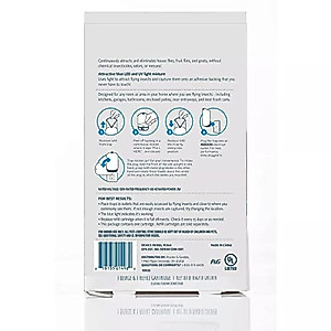 Electric Flying Insect Trap Starter Kit - Zevo | Mosquito Killer| Fruit Fly Trap | UV light attracts insect |