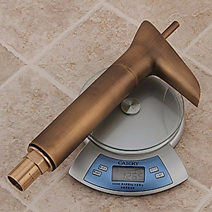 SJQKA-Artistic basin, platform washbasin, faucet, personalized fashion antique wrench type faucet, bamboo faucet, basin faucet