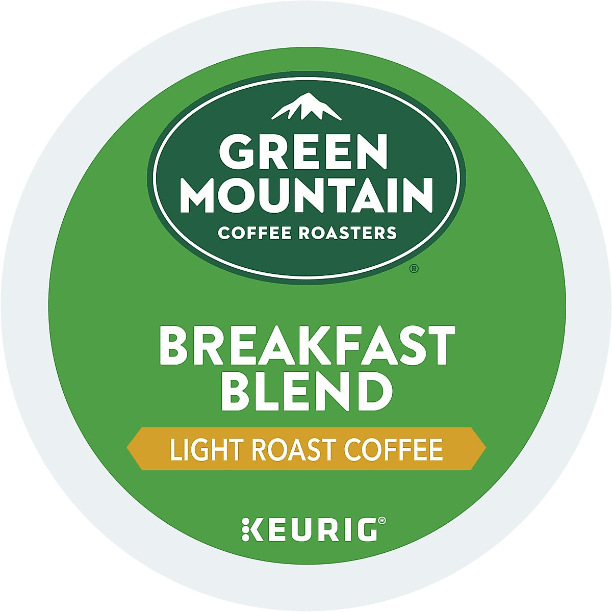 Green Mountain Coffee Roasters Breakfast Blend Single-Serve Keurig K-Cup Pods, Light Roast Coffee, 24 Count (Pack of 4)