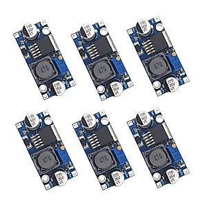 Valefod 6 Pack LM2596 DC to DC High Efficiency Voltage Regulator 3.2-35V to 1.25-30V Buck Converter DIY Power Supply Step-Down Module