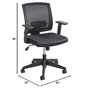 Safco Products Mezzo Task Chair, Black
