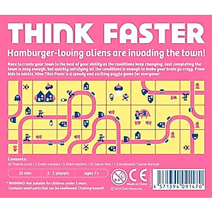 Oink Games Nine Tiles Panic - Fast-Paced Japanese Puzzle Game | Perfect for Stocking Stuffers & Secret Santa Gifts | Ages 7+ | Arrange Tiles to Win