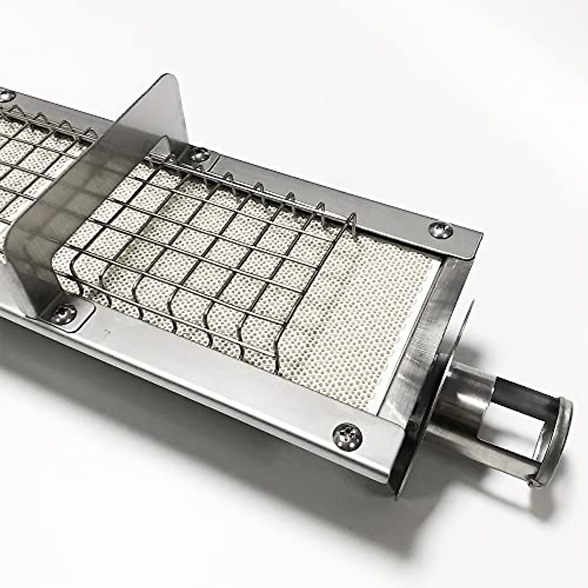 GRILLJOB BBQ Grill Searing Burner Ceramic Infrared Sear Burner Replacement Part P02005020A Compatible with Grand Hall Turbo Infrared Main Burner