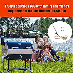 DONSIQIZZ 4" RTD Temperature Probe Replacement for Rec Tec Wood Pellet Grills, Small RTD Thermometer Probe for Recteq Grills, Replacement Probe Part Number: RT-SMRTD