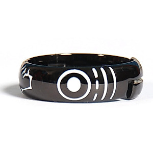 Anime Ring Adjustable Open Band for Men Women cosplay Black Color