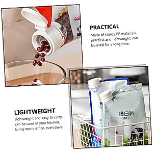 GRIRIW 4pcs Food Bag Sealing Clips with Pour Spout Versatile Clip for Snacks Chips and Food Storage Sealing Preservation Clips for Kitchen Organization