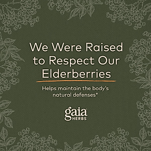 Gaia Herbs Black Elderberry (Sambucus Nigra) Syrup-Immune Support Supplement-Made with Organic Black Elderberries for Immune System Support-USDA Certified Organic Formula-5.4 Fl Oz (32-Day Supply)