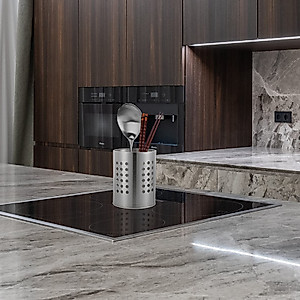 Cabilock 2pcs Stainless Steel Utensil Holder Flatware Holder Utensil Sink Caddy Drying Rack Cutlery Basket for Chopstick Spoon Fork Countertop