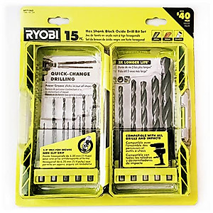 Drill Bit Set - Hex Shank Black Oxide