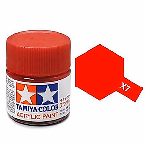 Tamiya Models X-7 Mini Acrylic Paint, Red