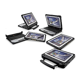 Panasonic Toughbook CF-20, 10.1 Multi Touch, 1920 x 1200, m5-6Y57, 16GB, 256GB SSD, Intel HD Graphics 515, Wi-Fi, Bluetooth, HDMI, Dual Pass, 8MP, Backlit Keyboard, 4G LTE, Windows 10 Pro (Renewed)