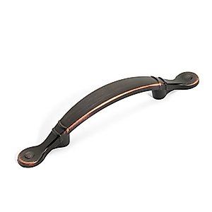 Dynasty Hardware P-80602-12P Arched Cabinet Hardware Pull, Venetian Bronze (1 Pack)