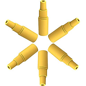 BabyValley New Version Backflow Adapter for Spectra S1, Spectra S2, Spectra 9 Plus Pump to Use with Medela Breastshield Parts; Connects Between Medela Flange and Spectra Backflow Protector (yellow6)