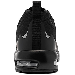 LARNMERN Waterproof Steel Toe Shoes for Men Lightweight Mens Safety Shoes Work Water-Resistant Air Cushion Construction Zapatos Punta de Acero para Hombres (10.5, Black-Waterproof)