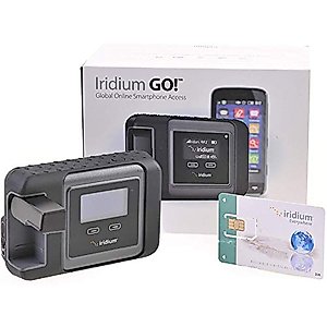 Iridium Go! Satellite Wi-Fi Hotspot with 400 Mins/180 Days SIM Card