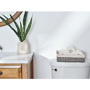 StorageWorks Round Paper Rope Storage Baskets