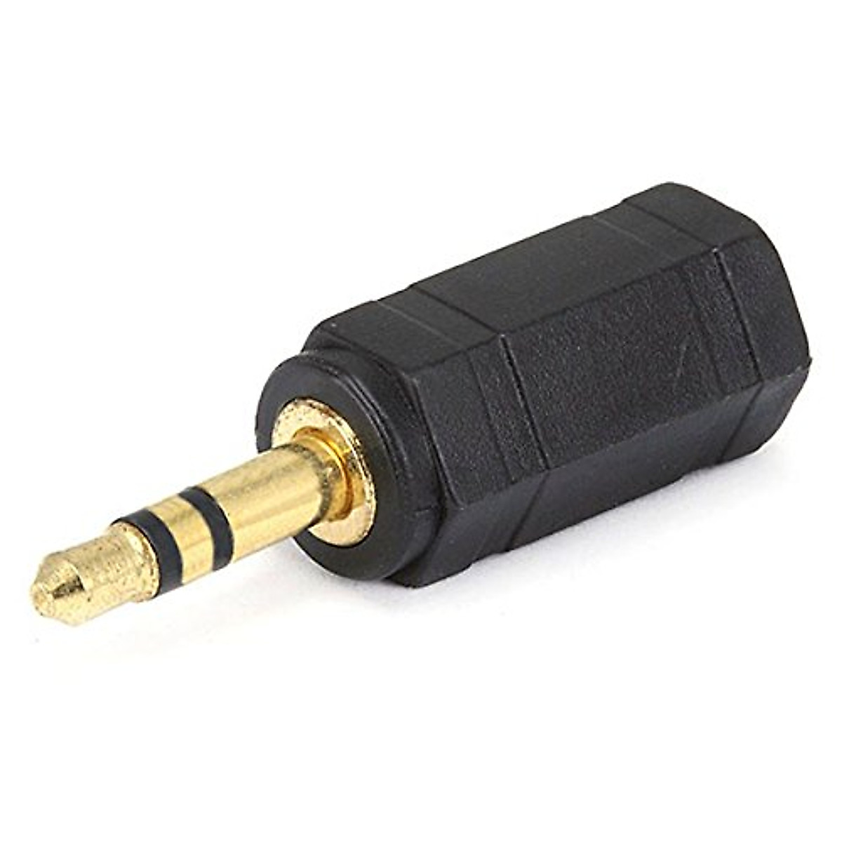 Monoprice 107129 3.5mm Stereo Plug to 3.5mm Mono Jack Adaptor, Gold Plated
