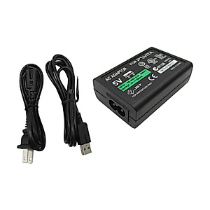 USonline911 AC Power Adapter Charger + USB Data Charging Cable Cord for Sony PS Vita PSV 1000