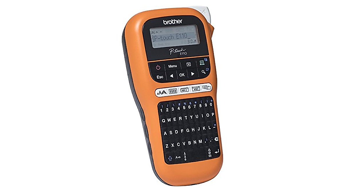 Brother PT-E110 Handheld Label Maker for Electricians