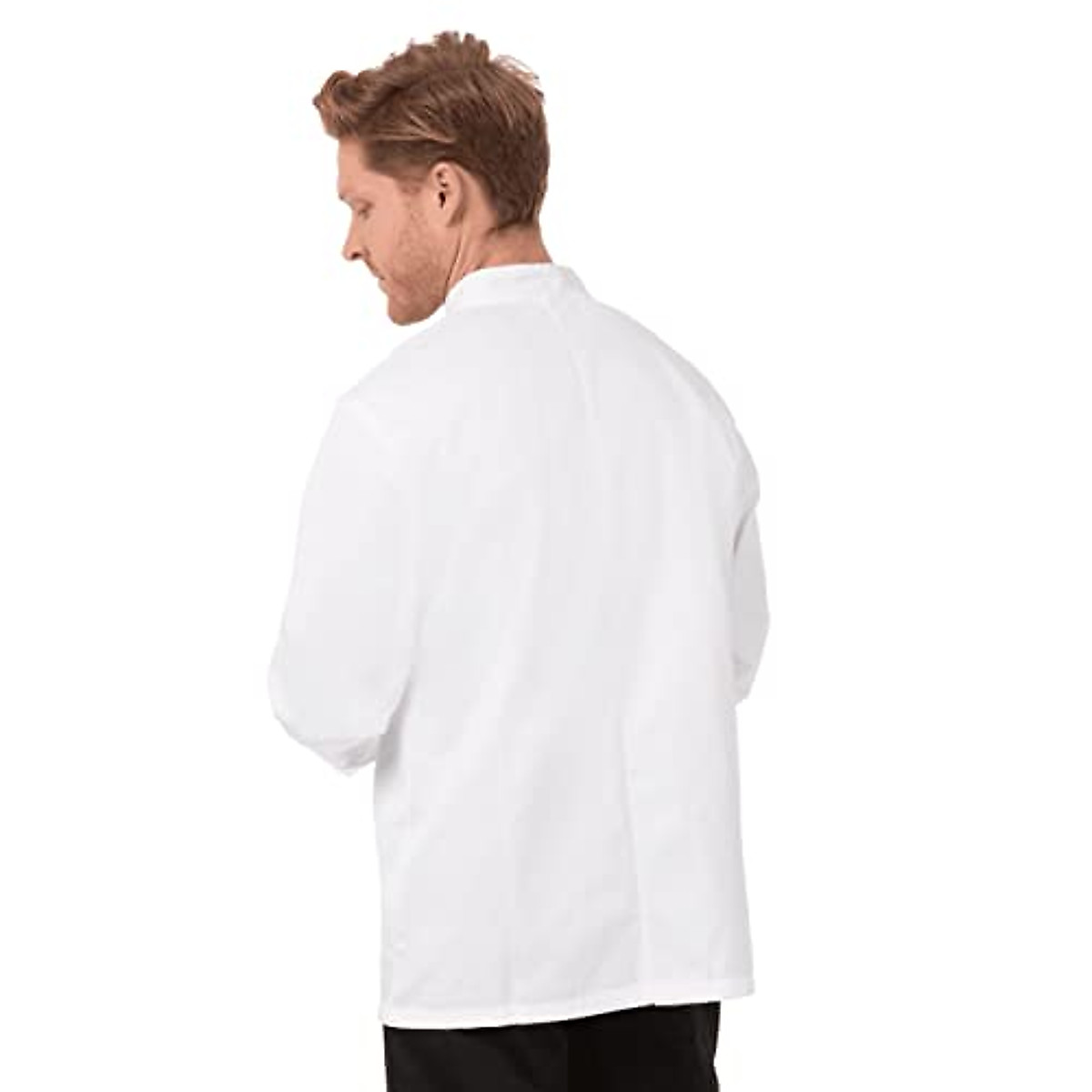 Chef Works Men's Bordeaux Chef Coat, White, Medium