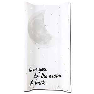 Changing Pad Cover, Love You to The Moon and Back, Diaper Changing Pad Cover for Boys Girls, Jersey Knit Changing Table Mattress Sheet, Soft Breathable