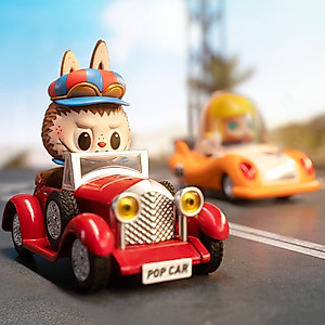 pop mart POP CAR Super Track Series 3PC Exclusive Action Figure Box Toy Bulk Box Popular Collectible Art Toy Cute Figure Creative Gift, for Christmas Birthday Party Holiday