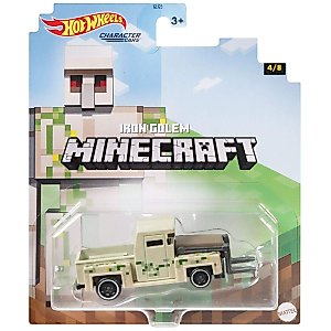 Hot Wheels 2021 - Minecraft - Character Cars - Iron Golem - 4/8 GYB68