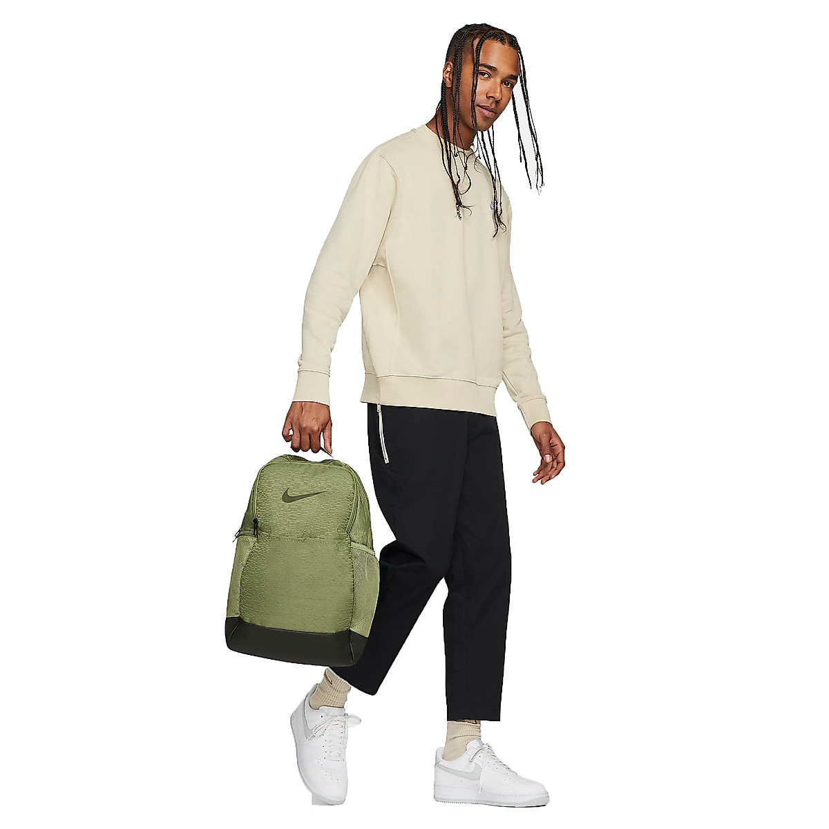 Nike Brasilia 9.5 Alligator/Sequoia/Rough Green DH7712-334 Adult Unisex Backpack 24L