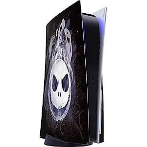 Skinit Decal Gaming Skin Compatible with PS5 Console - Officially Licensed Disney The Nightmare Before Christmas Jack Skellington Face Art Design