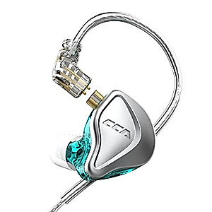 CCA NRA Wired Earbuds in Ear Monitor Headphones with Electrostatic and Dynamic Hybrid HiFi Drivers Noise Isolating 3.5mm Bass Earbuds with Detachable Tangle-Free Cord (with Mic)