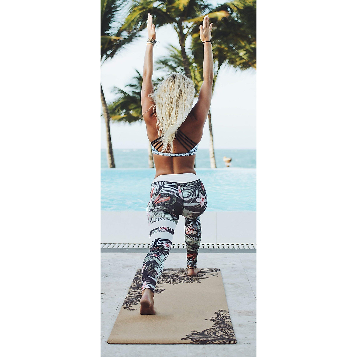 2nd Wind Cork Yoga Mat - Lace