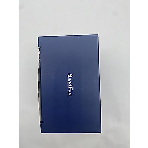 HandFan Portable Handheld Fan, Mini Personal Fan, Battery Operated Cooling Rechargeable Fan, 180° Foldable Small Hand Fan, USB Powered, for Home, Office, Outdoor, Hiking, Travel, Stroller