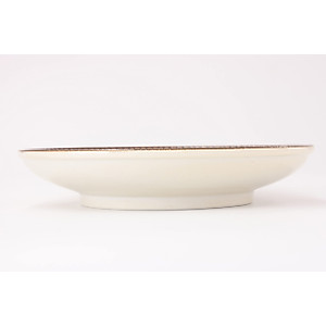 Product of Gifu Japan Mino Ware Serving Plate, 7.5 inch, Beige, Mino-Mingei, Japanese Ceramic Plate, Microwave/Dishwasher Safe