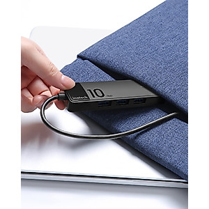 Inateck USB Hub with 4 USB A Ports, USB 3.2 Gen 2 Speed, 3.3 ft Cable, HB2025AL