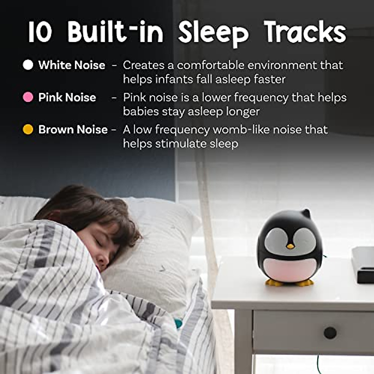 Sweet Dreams 4-in-1 Sleep Machine for Baby, Newborn, Toddlers & Kids – Humidifier with Aroma Diffuser for Nursery, Sound Machine for Sleeping