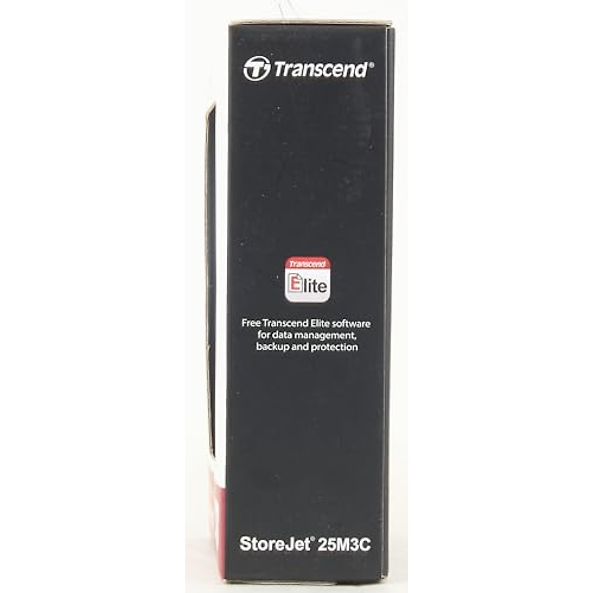 Transcend 2TB StoreJet 25M3C USB Type-C Portable Hard Drive (HDD) Rugged, Anti-shock resistant, Compact and Lightweight with Lightning-fast Speeds and a One Touch Backup Button (Iron Grey) TS2TSJ25M3C