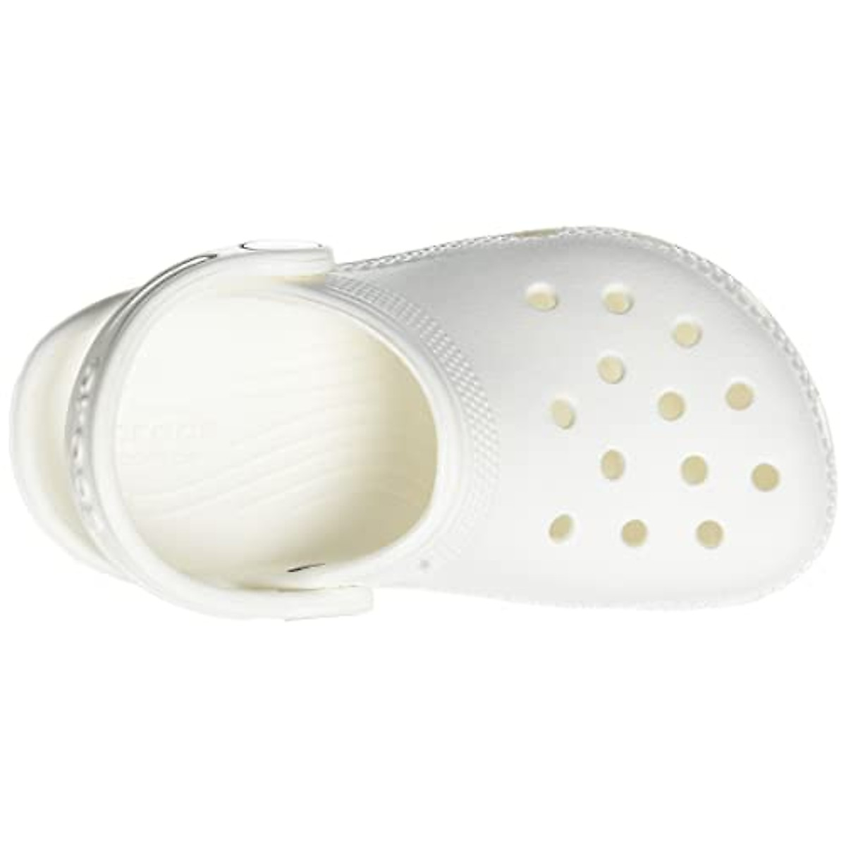 Crocs Kids' Classic Clog , White/White, 12 Little Kid